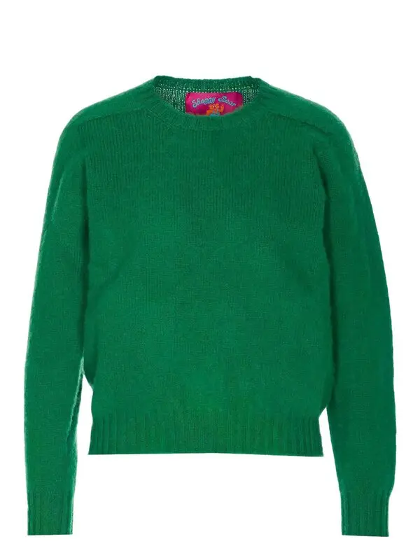 Howlin' Shaggy Bear Sweater - Green