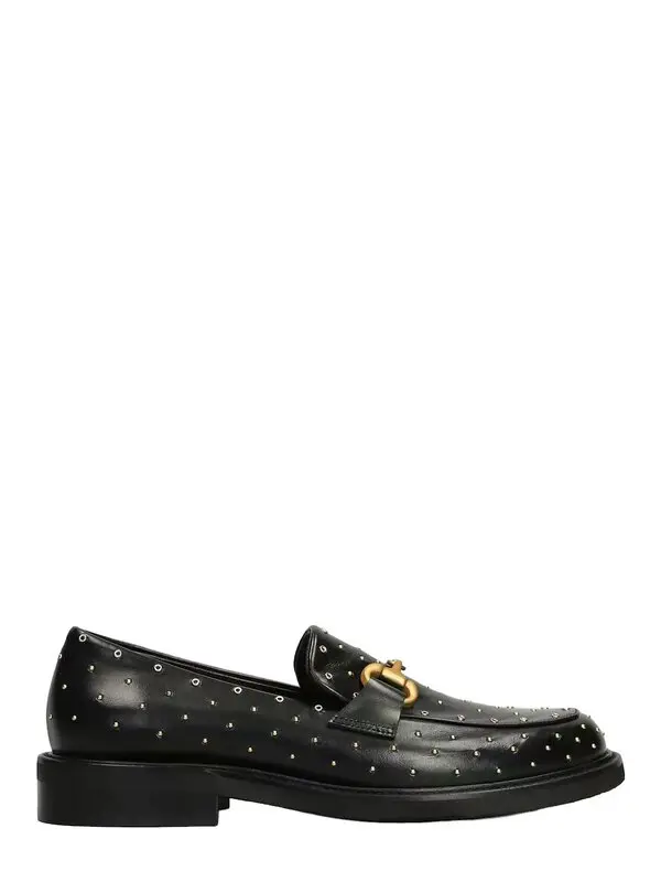 MARA BINI Studded Loafers - Black