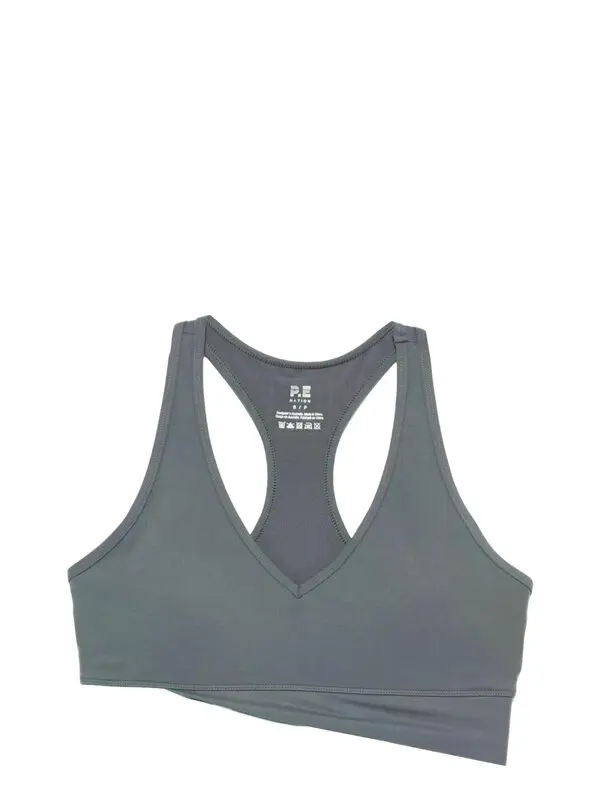 P.E Nation Wander Crossover Sports Bra - Grey