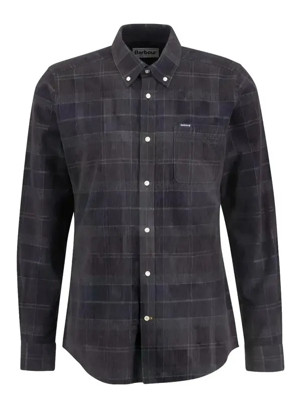 Barbour Blair Tartan Corduroy Shirt - Blue
