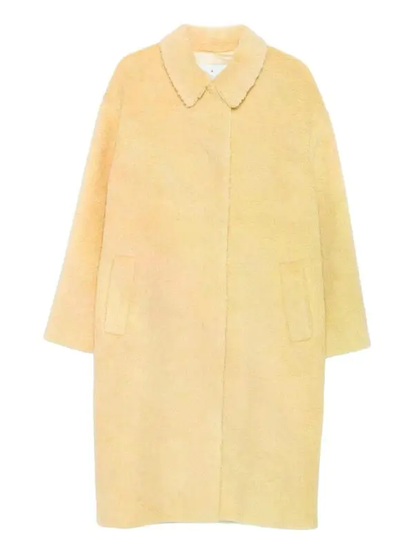 MANUEL RITZ Teddy Coat - Yellow