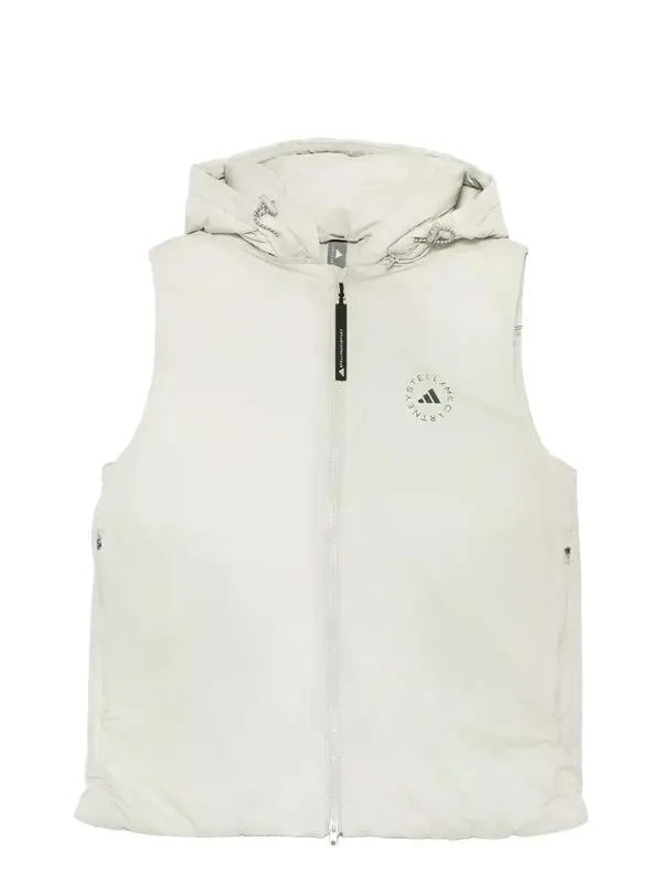 Adidas By Stella McCartney Hooded Gilet - Neutrals
