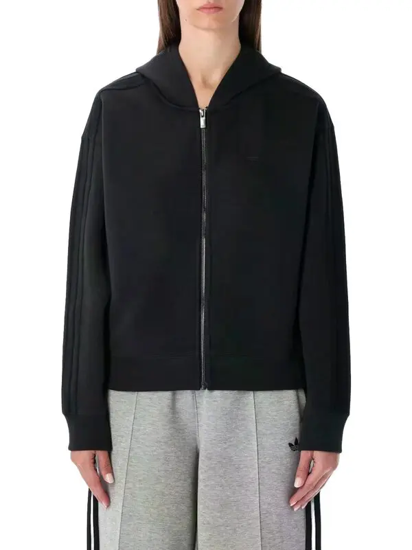Adidas Adicolor 3-stripes Zip Hoodie - Black