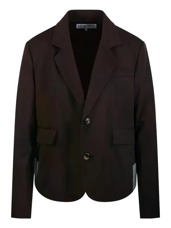 Loewe Button-up Blazer - Brown