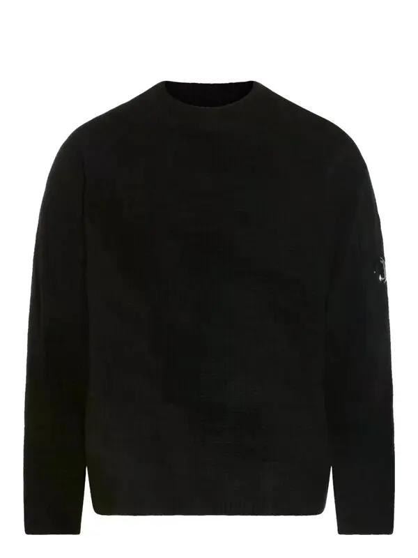 C.P. COMPANY Lens-detail Knit Sweater - Black