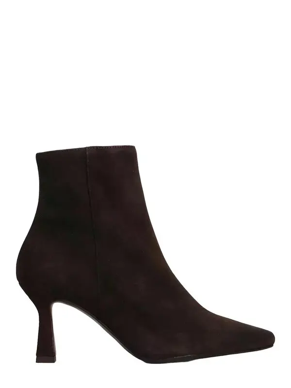 PEDRO MIRALLES Pointed Zip Boots - Brown