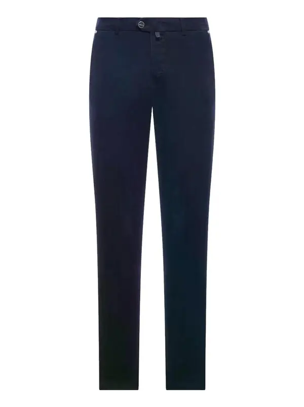 Kiton Cotton Trousers - Blue