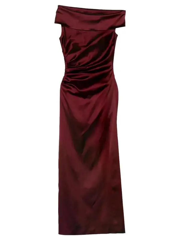 Max Mara Opaco Gown Dress - Red