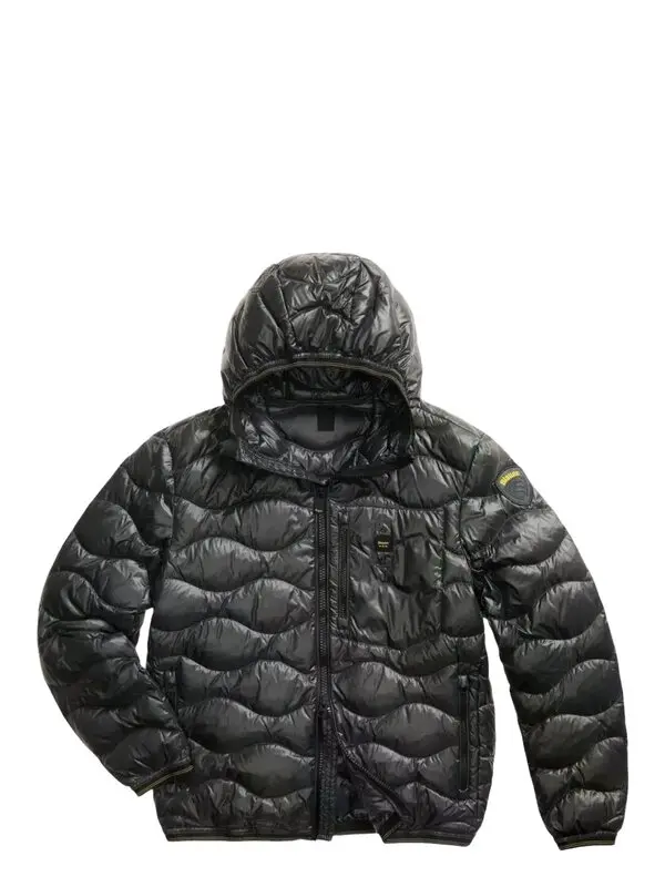 BLAUER. Wave Hooded Jacket - Black