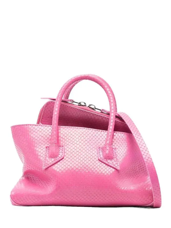 Attico Leather Tote Bag - Pink