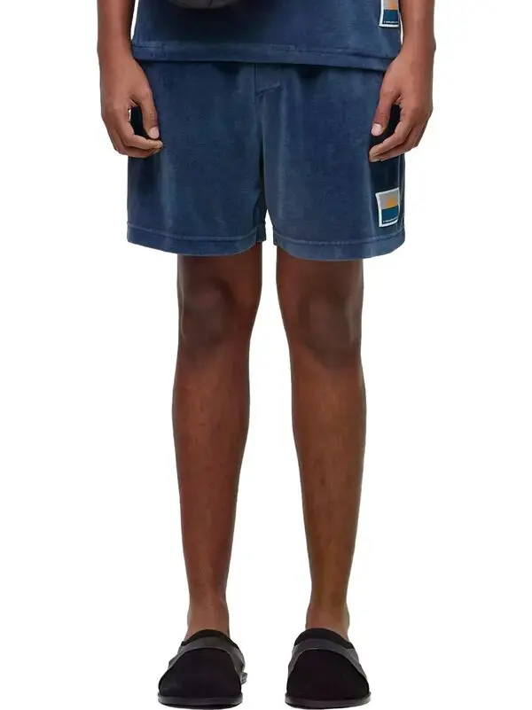 OSKLEN Drawstring Shorts - Blue