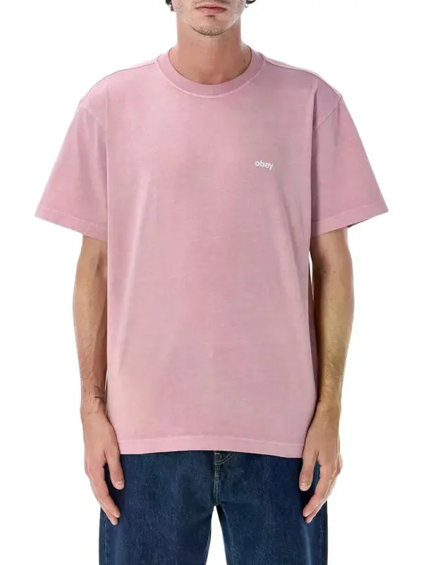 Obey Logo T-shirt - Pink