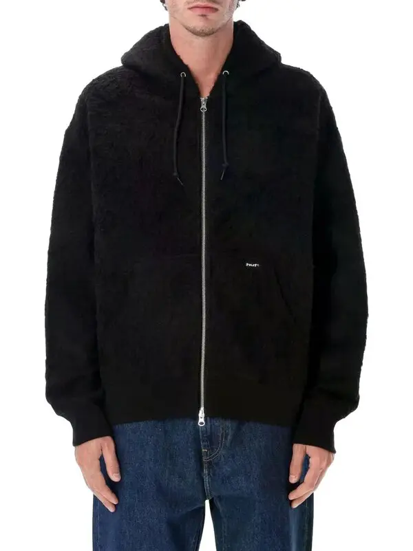 HUF Corso Full-zip Hooded Jacket - Black