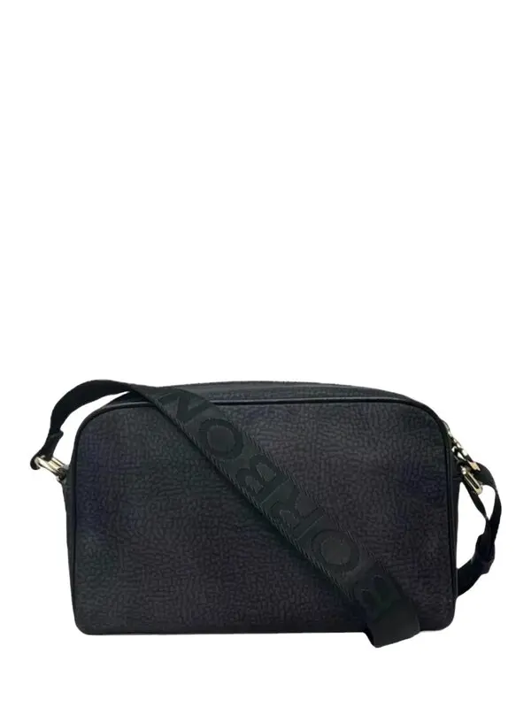 Borbonese Eco Line Crossbody Bag - Black