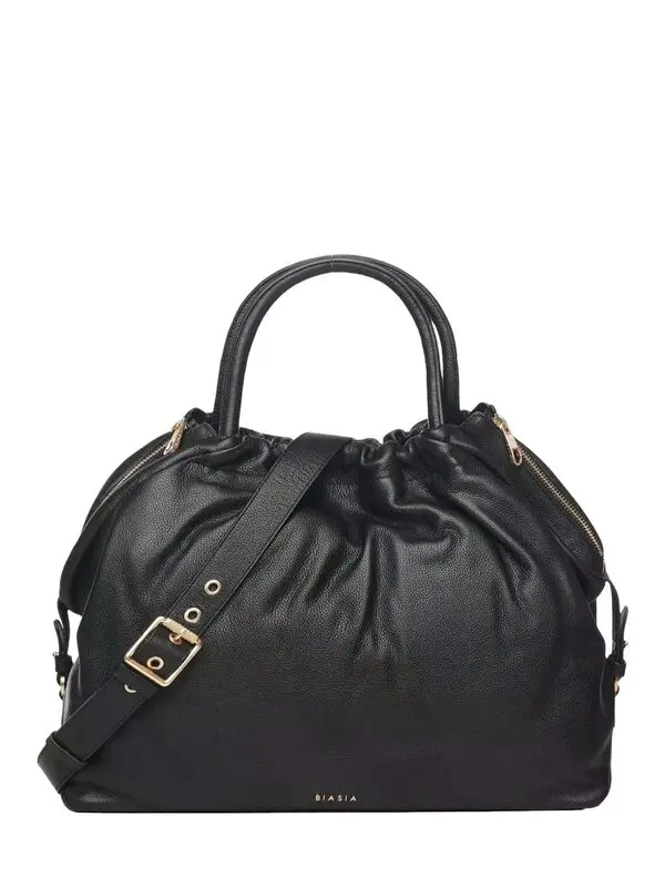 BIASIA Gathered-detail Tote Bag - Black