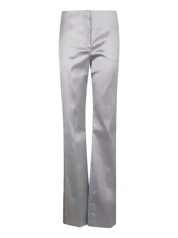 Sportmax Satin-finish Tailored Trousers - Neutrals