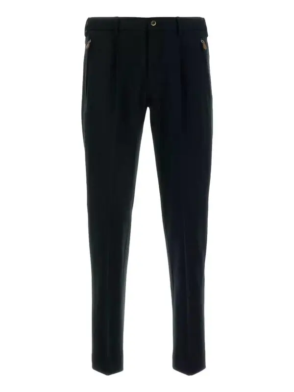 PT TORINO Straight-leg Trousers - Black