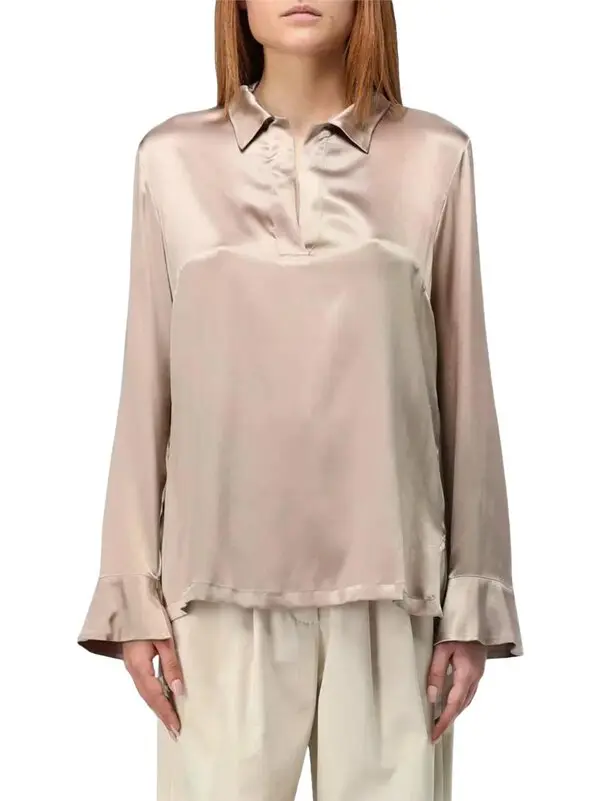 Malìparmi Satin Shirt - Neutrals