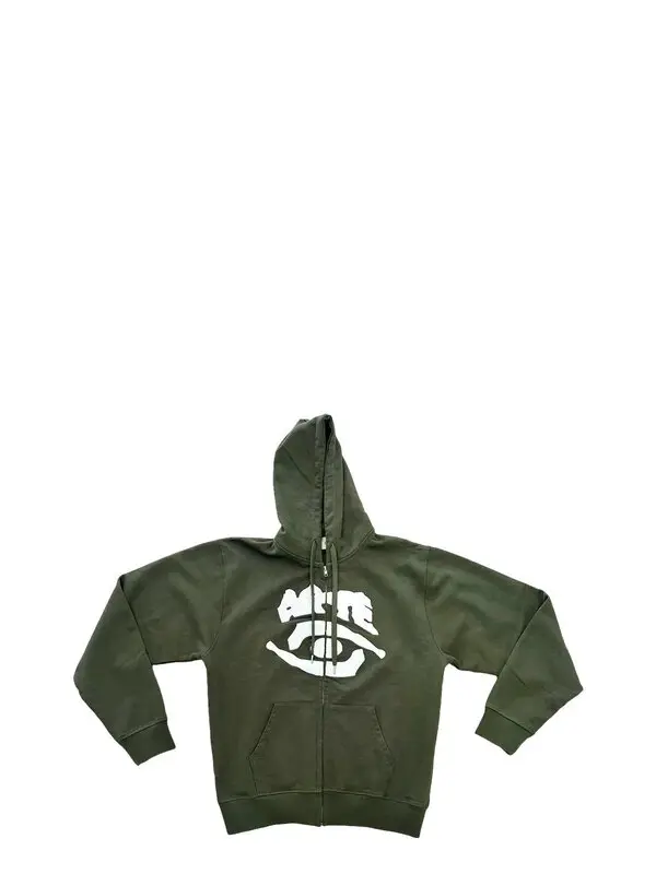 ARTE ANTWERP Zip-up Hoodie - Green