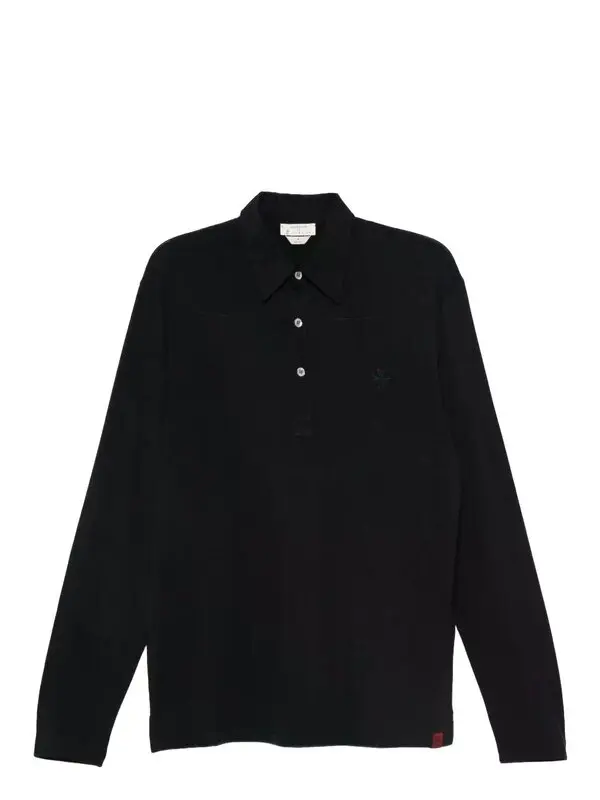 Jacob Cohen Wool Polo Shirt - Black