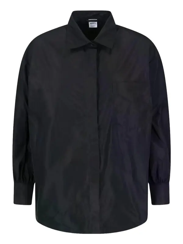 Aspesi Chest-pocket Shirt - Black