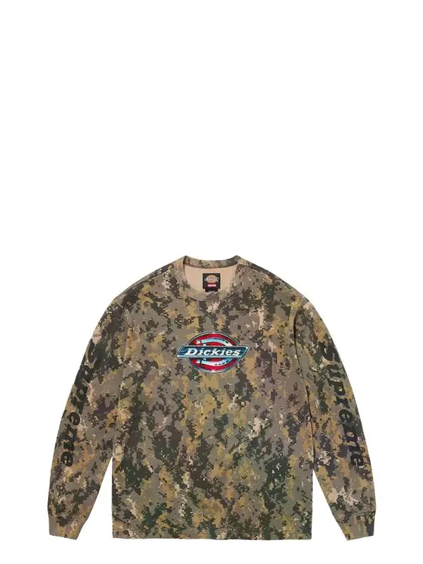 Supreme X Dickies® Thermal Camouflage-pattern Sweatshirt - Green
