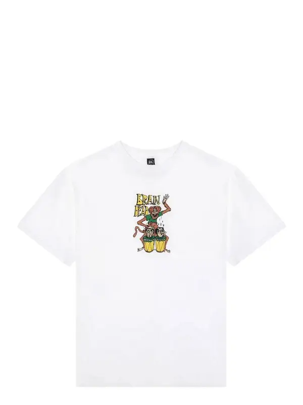 BRAIN DEAD Monkey-graphic T-shirt - White