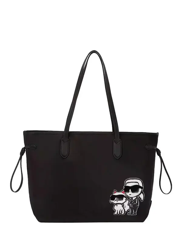 Karl Lagerfeld Ikon Tote Bag - Black