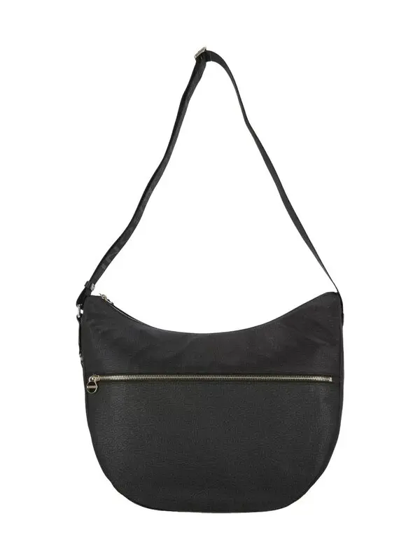 Borbonese Zip-fastening Crescent Shoulder Bag - Black
