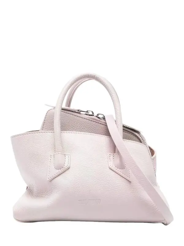 Attico Leather Tote Bag - Pink