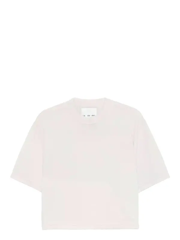 SA SU PHI Cashmere T-shirt - Neutrals