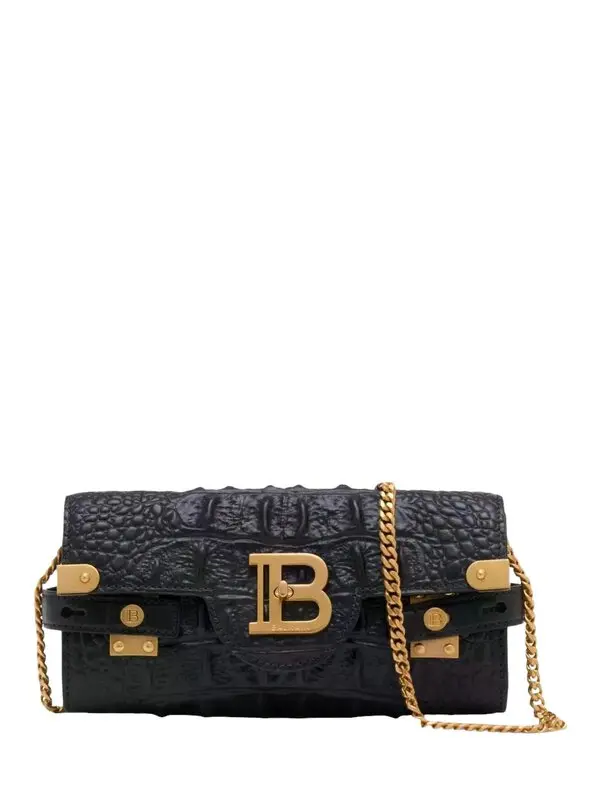 Balmain B-buzz Pouch 23 Clutch Bag - Black