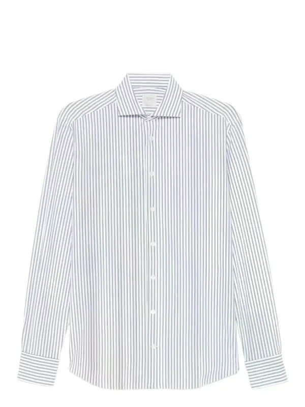 TRAIANO MILANO Striped Shirt - Blue