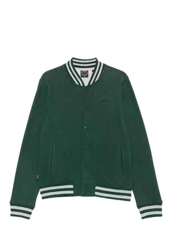 Superdry Striped Bomber Jacket - Green