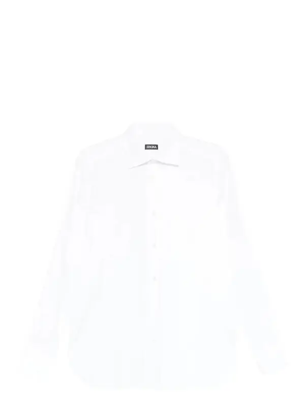 Zegna Long Sleeve Shirt - White