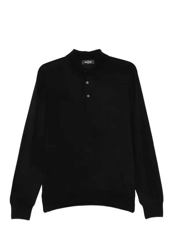 GRAN SASSO Virgin Wool Blend Sweater - Black