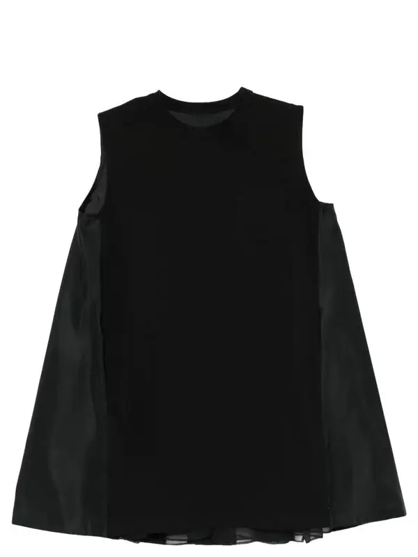 Sacai Sleeveless Mini Dress - Black
