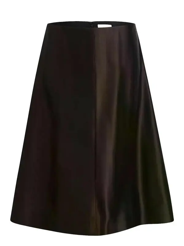 Khaite Nania A-line Skirt - Black