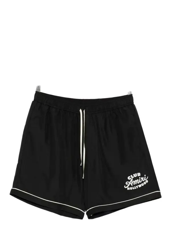 Amiri Logo-print Shorts - Black