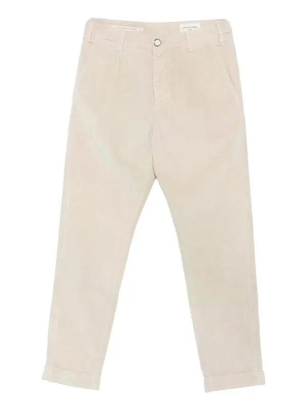 Jacob Cohen Tapered Corduroy Trousers - Neutrals