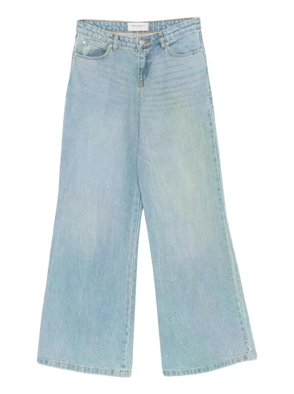 ERMANNO FIRENZE Wide-leg Jeans - Blue
