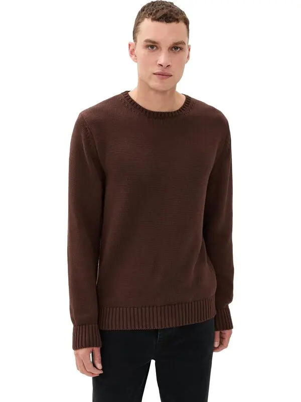 KNICKERBOCKER Ivy Cotton Sweater - Brown