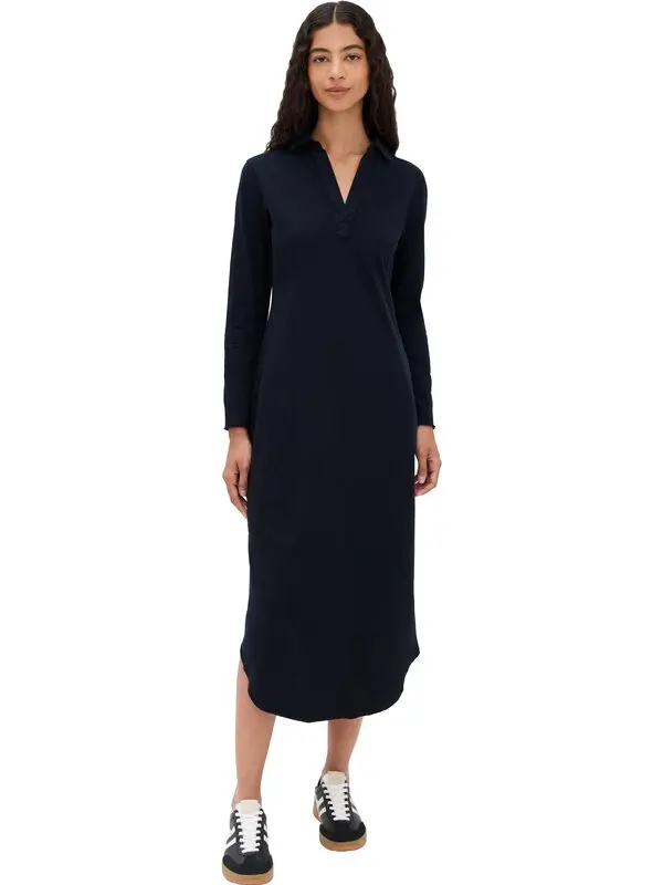 Frank & Eileen Long Sleeve Jersey Dress - Brnv