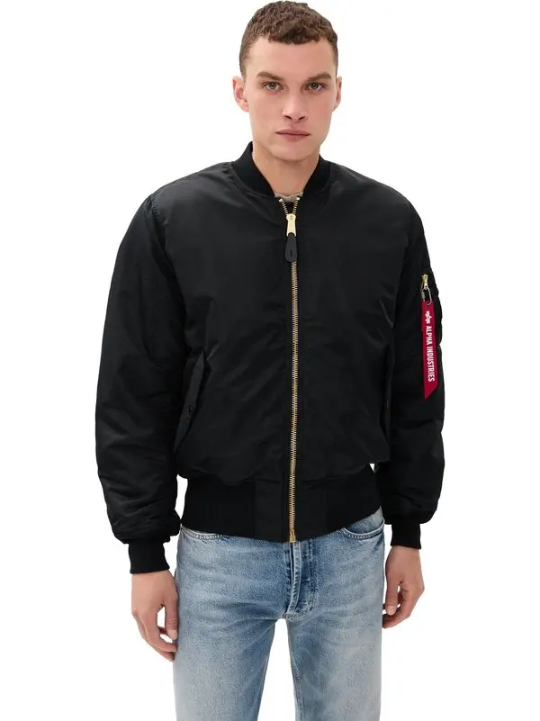 Alpha Industries Ma-1 Flight Jacket - Black
