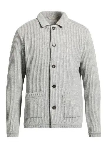 PAOLONI Ribbed-knit Cardigan - Grey