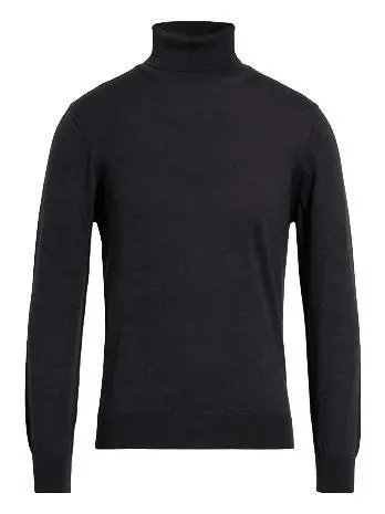 GIOFERRARI Charcoal Merino Wool Turtleneck - Grey