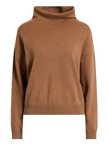 Peserico Turtleneck Knit Top - Brown