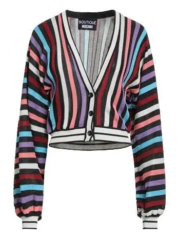 Moschino Intarsia-knit Cardigan - Black