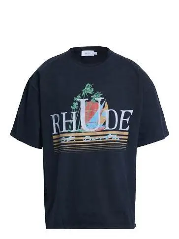 Rhude T-shirt Size Cotton - Black