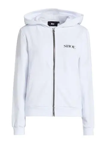 SHOE Cotton-elastane Zip-up Sweatshirt - White